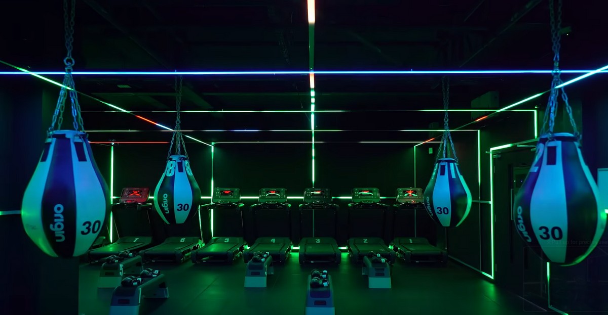 Modern lighting for gyms & fitness centres | LEDSpace Projects