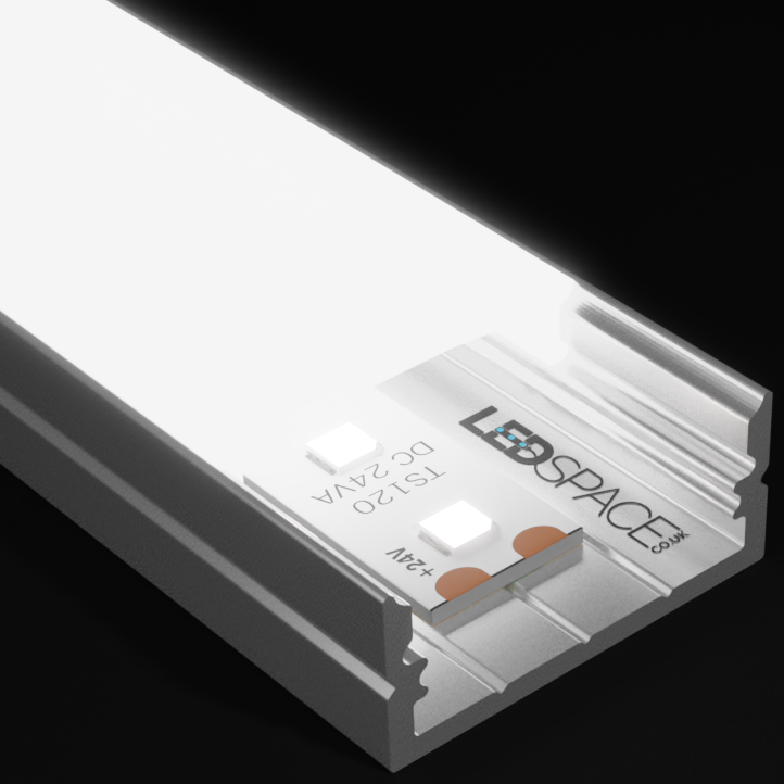 Surface-Mounted LED Profile | Next Day Delivery LED Strip Mounting ...