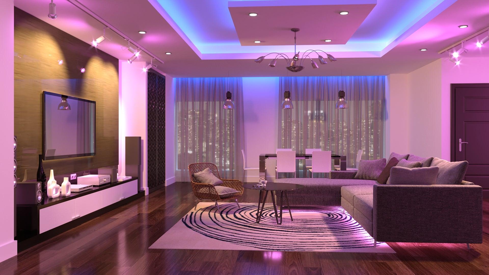 2m Recessed LED Profile Extrusion Channel for Walls & Shelves ...