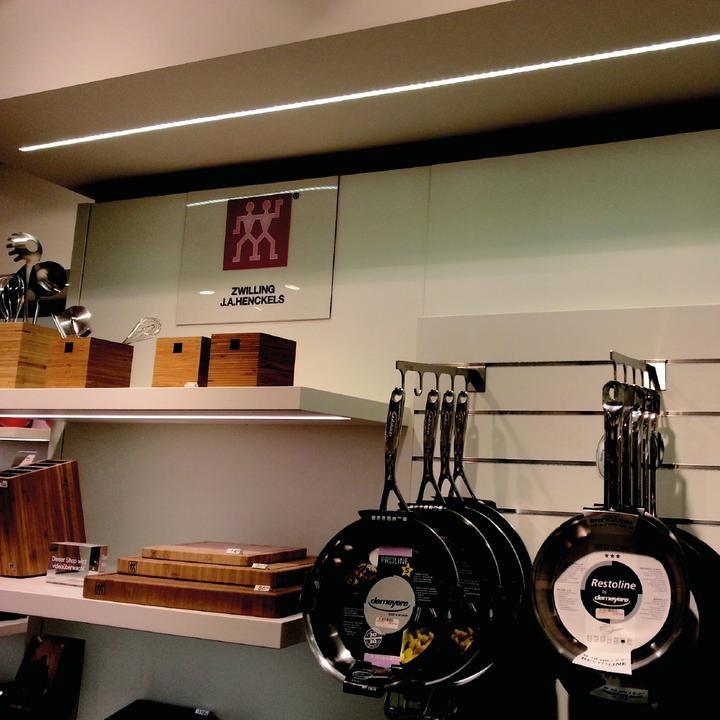 2m Recessed LED Profile Extrusion Channel for Walls & Shelves ...