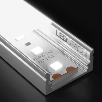 2m Recessed LED Profile Extrusion Channel for Walls & Shelves ...