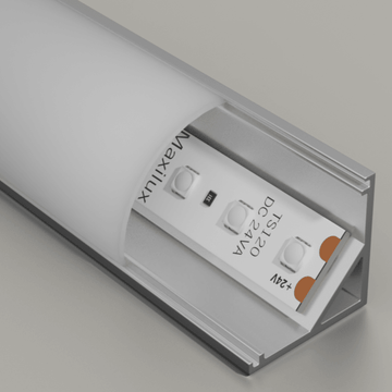 Slim 2m Surface-Mounted LED Profile Extrusion Channel | Aluminium ...