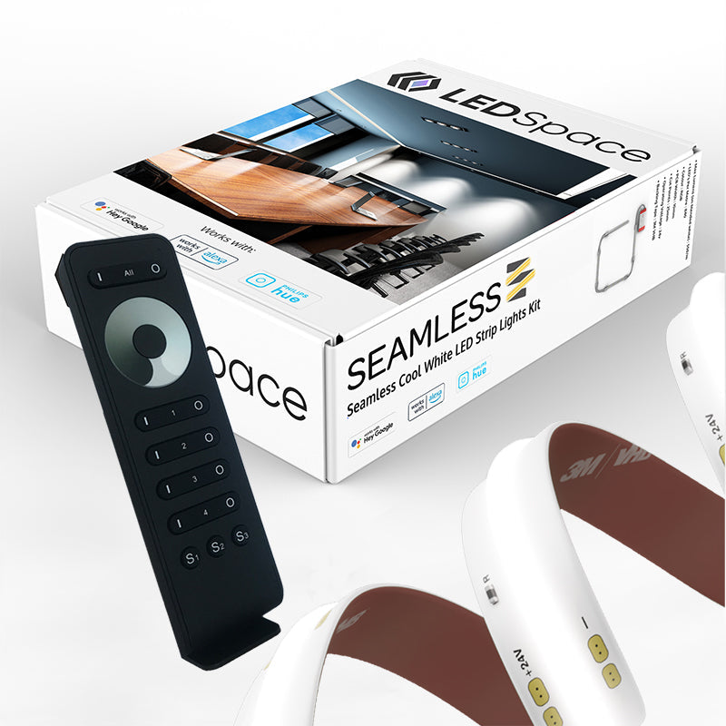 LED Strip Pack with Remote Control: Cool White 5m – LEDSpace