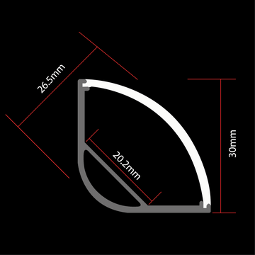 LED Profile | Quality Aluminium Trunking Channels for LED Strip – LEDSpace